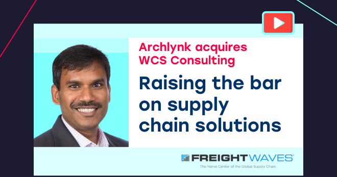 Sekhar Puli, Global CEO of ArchLynk on FreightWaves TV